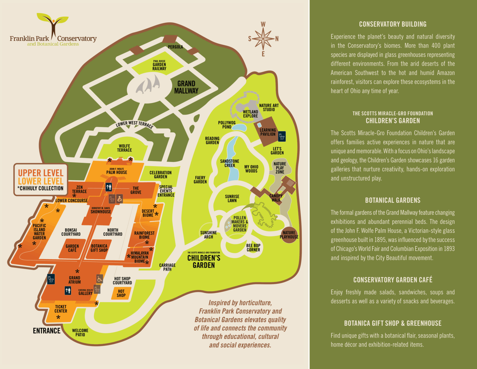 Conservatory Map | Franklin Park Conservatory and Botanical ...